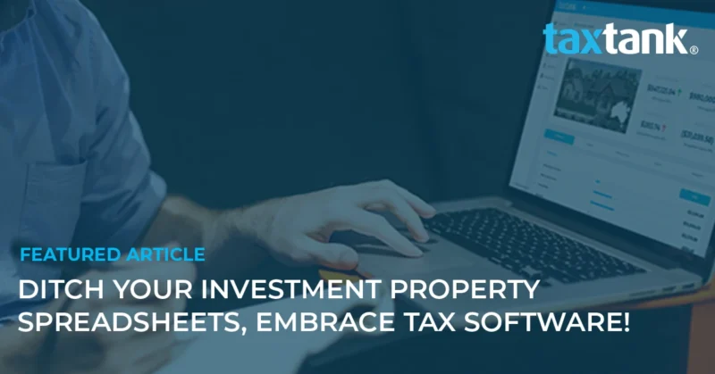 Switch From Investment Property Spreadsheet To TaxTank